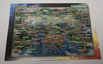 Pokemon Unova Region Map