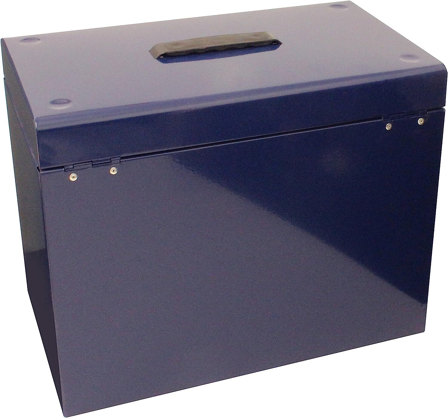 Foolscap Metal Home Office File Storage Box with 5, 10 Suspension File ...