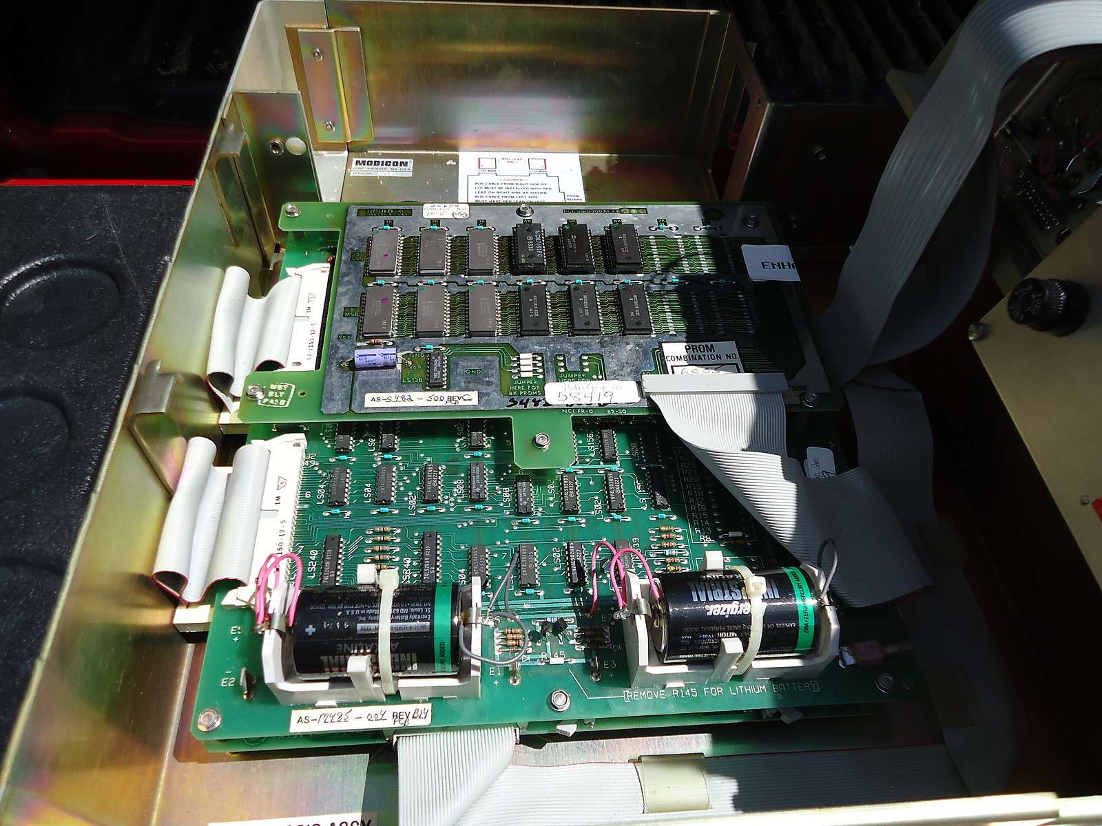 MODICON GOULD 484 CONTROLLER 4K ENHANCEMENT 2 #58419 M/N 0484-265, 110 ...