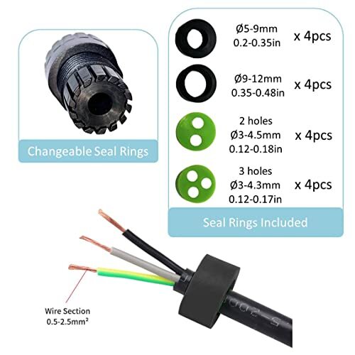 Screwless Waterproof IP68 Junction Box - Quick Fixing Cable Connector ...