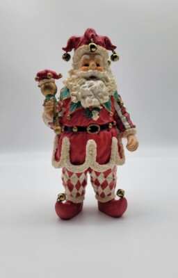 Vintage House of Lloyd Jester Joker Santa Claus Figurine Resin 9 ...