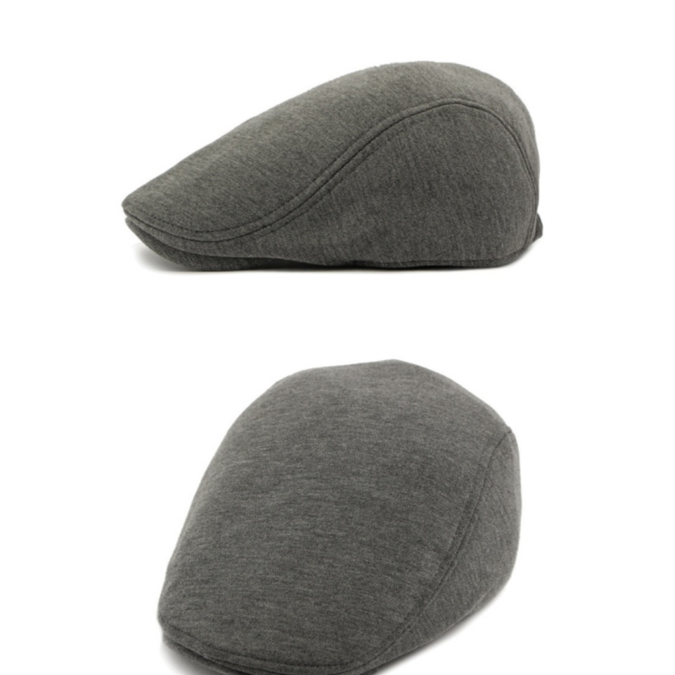Men Beret Newsboy Hat Patchwork Flat Cap Cotton Golf Driving Cabbie ...