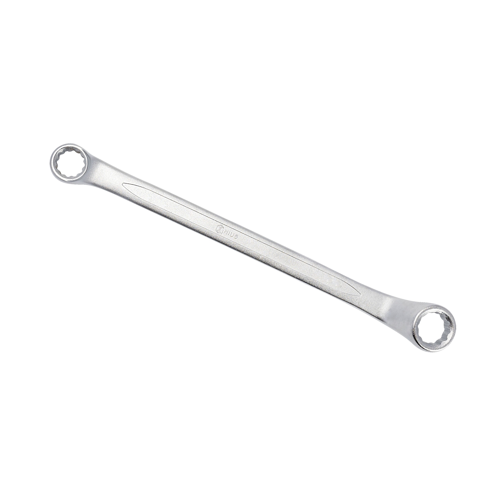 Genius Tools 1/2x9/16" Double Ended Offset Ring Wrench (Matte Finish ...