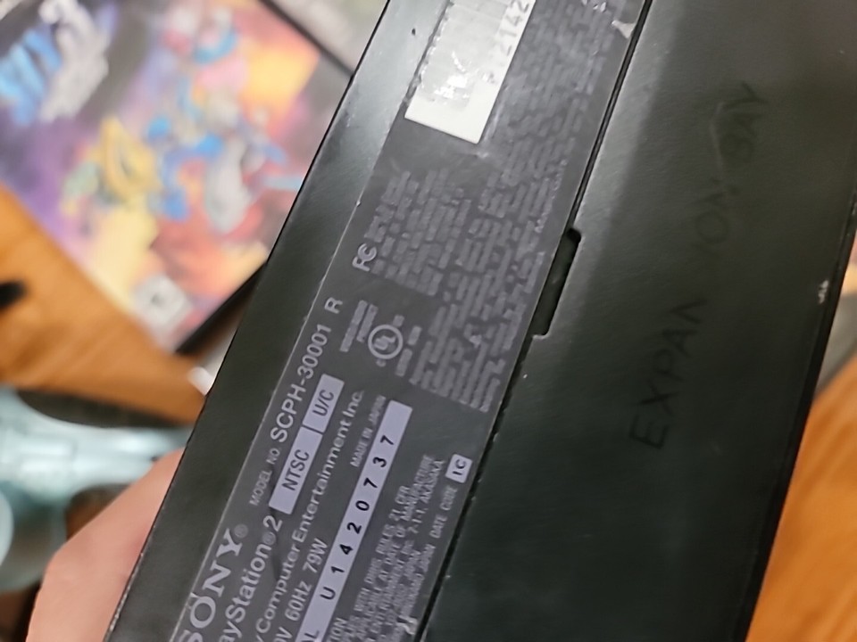 PS2 Playstation 2 SCPH-30001 Console, 4 Games (Sly 3) -Tested (Read ...