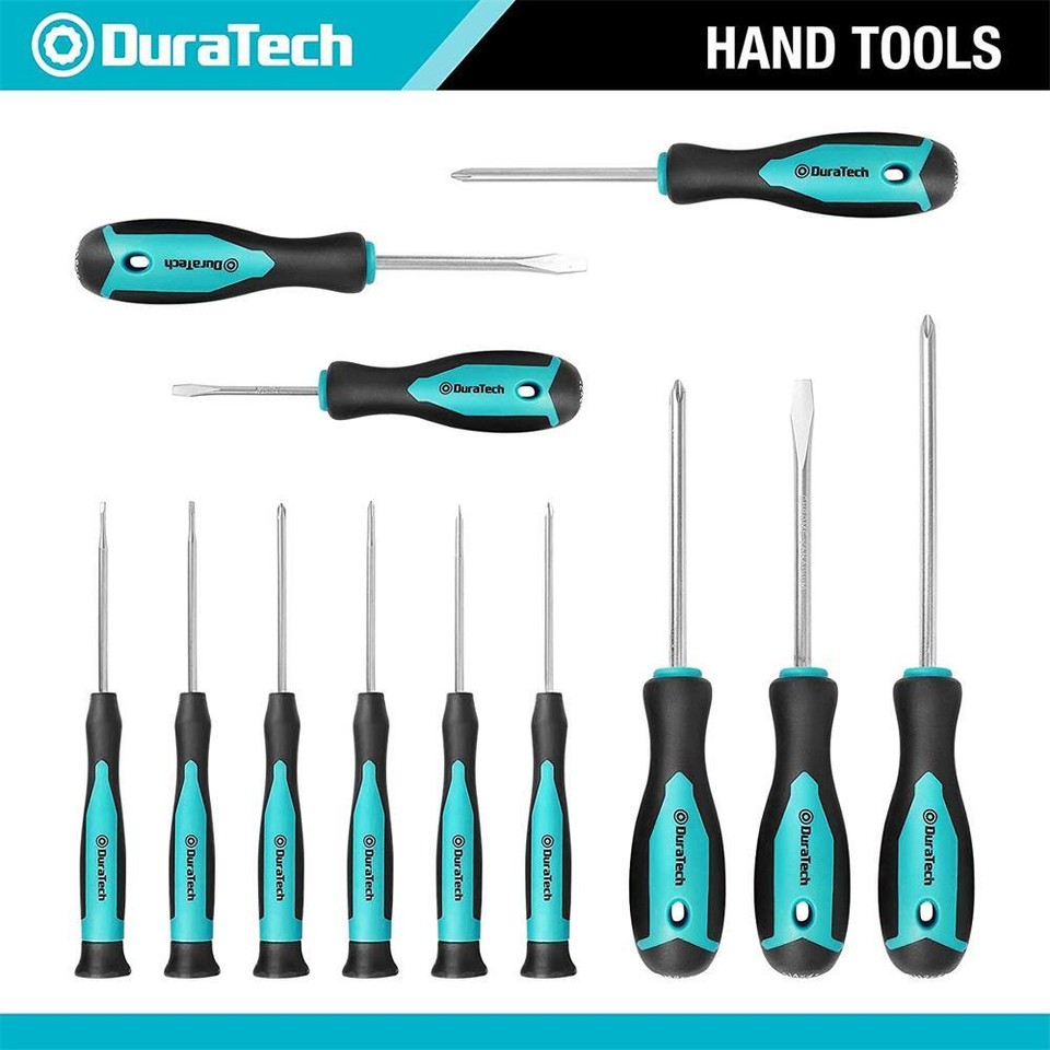 DURATECH 269-Piece Mechanics Hand Tool Kit Metric SAE Home Repair Tool ...
