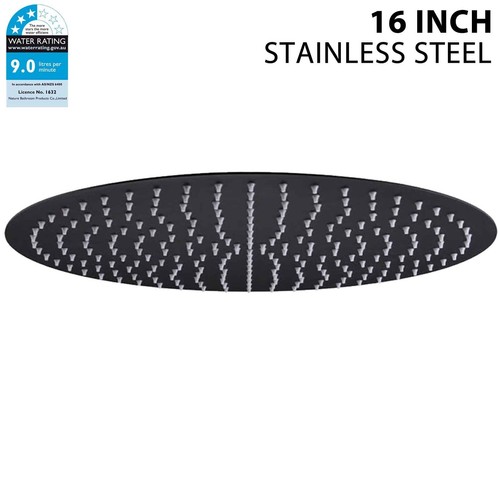 Large Round 16'' Rain Shower Head 400mm Overhead Rainfall Stainless ...
