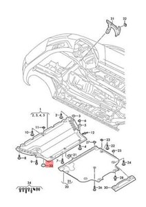 Genuine Grommet AUDI A4 allroad quattro Avant S4 A5 S5 Cabriolet ...