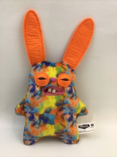 Fuggler Plush Rabid Rabbit Funny Ugly Monster Graffiti Rainbow Orange ...
