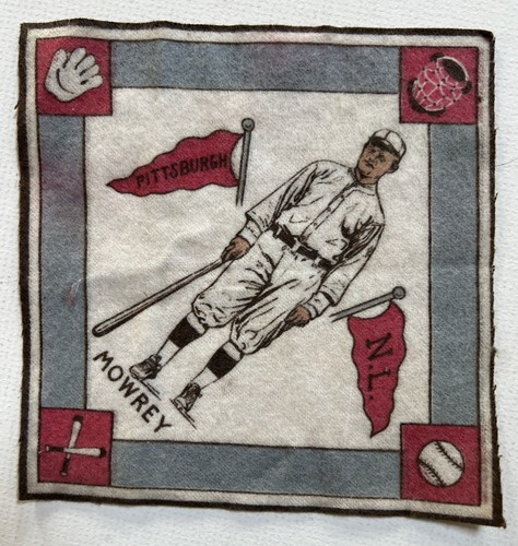 1914 B18 Baseball Player Blanket Mike Mowrey NL Pittsburgh Pirates Red ...