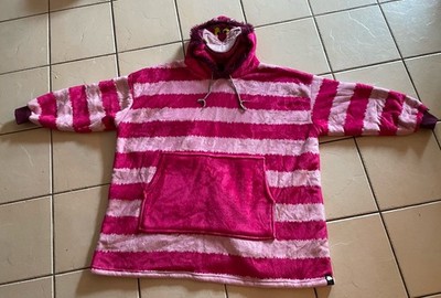 Alice In Wonderland Disney 100 Cheshire Cat Blanket Hoodie Pink Sherpa ...