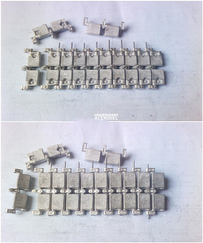 1/35 US M1A1/M1A2 Abrams TUSK Metal Tracks Upgrade Kit for Tamiya/Meng ...