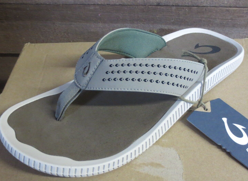 OLUKAI MEN'S ULELE FLIP FLOP SANDALS - CLAY/MUSTANG - US 12 | eBay