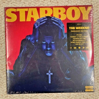 The Weeknd Starboy Limited Edition Double Translucent Red Vinyl LP ...