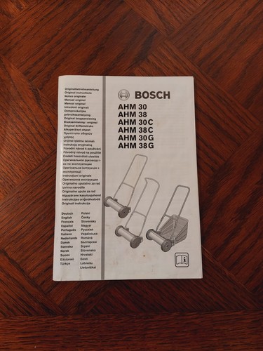 Notice D'utilisation mode d'emploi Bosch AHM 30 | eBay