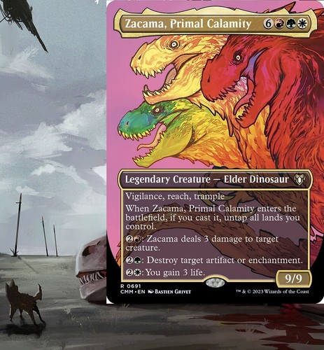 Zacama, Primal Calamity Commander Deck NAYA Dinosaur Magic MTG Ready-to ...