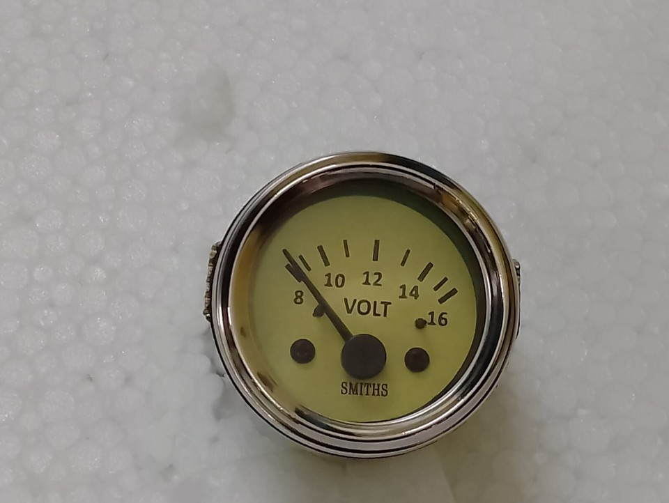 Smiths Elec Water temp Oil Temp Oil Pressure Fuel Amp Volt Gauge 52mm ...