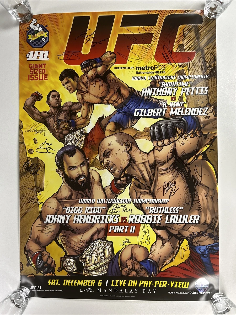Johny Hendricks Vs Robbie Lawler Poster