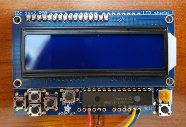 Adafruit 772 RGB LCD Shield Kit with 16x2 Character Display | eBay