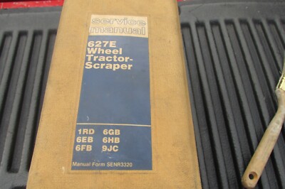 Caterpillar CAT 627E Wheel Scraper Tractor Service Manual | eBay