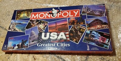 Monopoly USA Greatest Cities Edition New Sealed SMA Hasbro | eBay