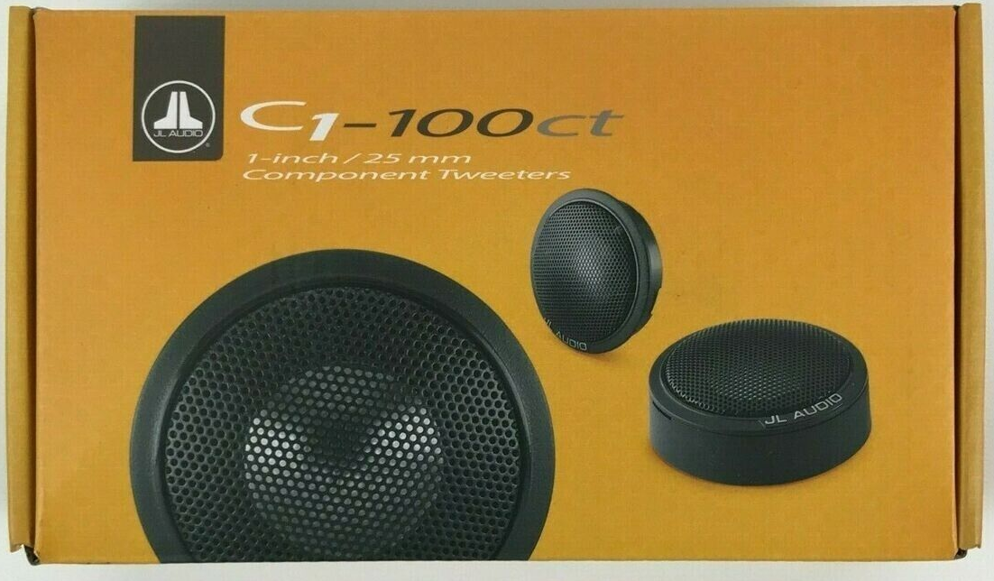 JL Audio C1-100CT Component 1" Tweeters 4-Ohm 60w RMS 1-Way Aluminum ...