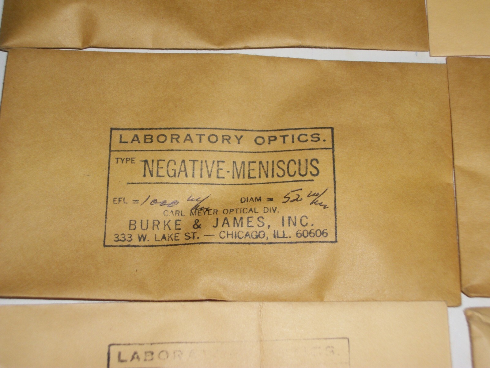 CARL MEYER USA Lens NEGATIVE MENISCUS Choose FL 15mm to 2000mm NEW | eBay