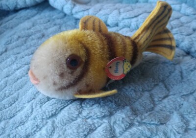 Vintage Steiff Fish 5” Steiff Flossy German Steiff Fish Flossy w/ Chest ...