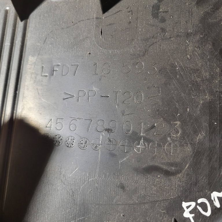 Alfa Romeo 159 2005 Battery box tray cover lid 4567890123 VGA20726 ...