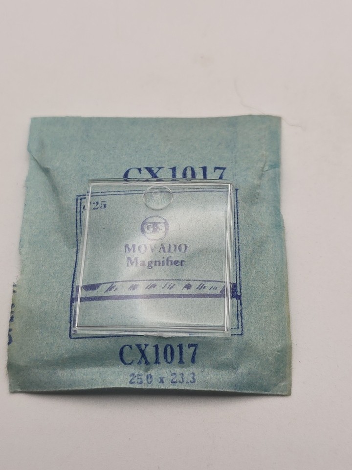 G-S Watch Crystal CX1017 Movado Magnifier 25.0X23.3 | eBay