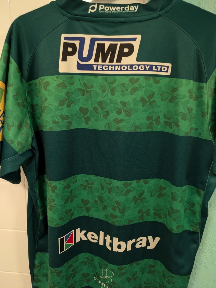 London Irish St Patrick's Day Rugby Shirt 2018 - XBlades 2XL Jersey Top ...