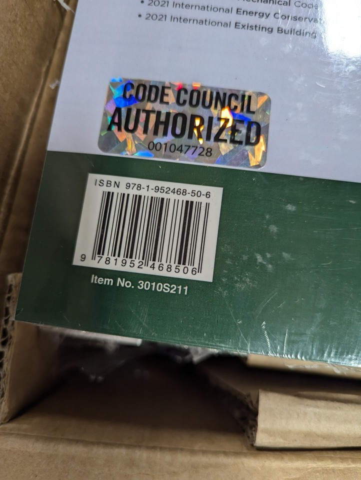 2021 International Building Code and Commentary Volume 1 by International... | eBay