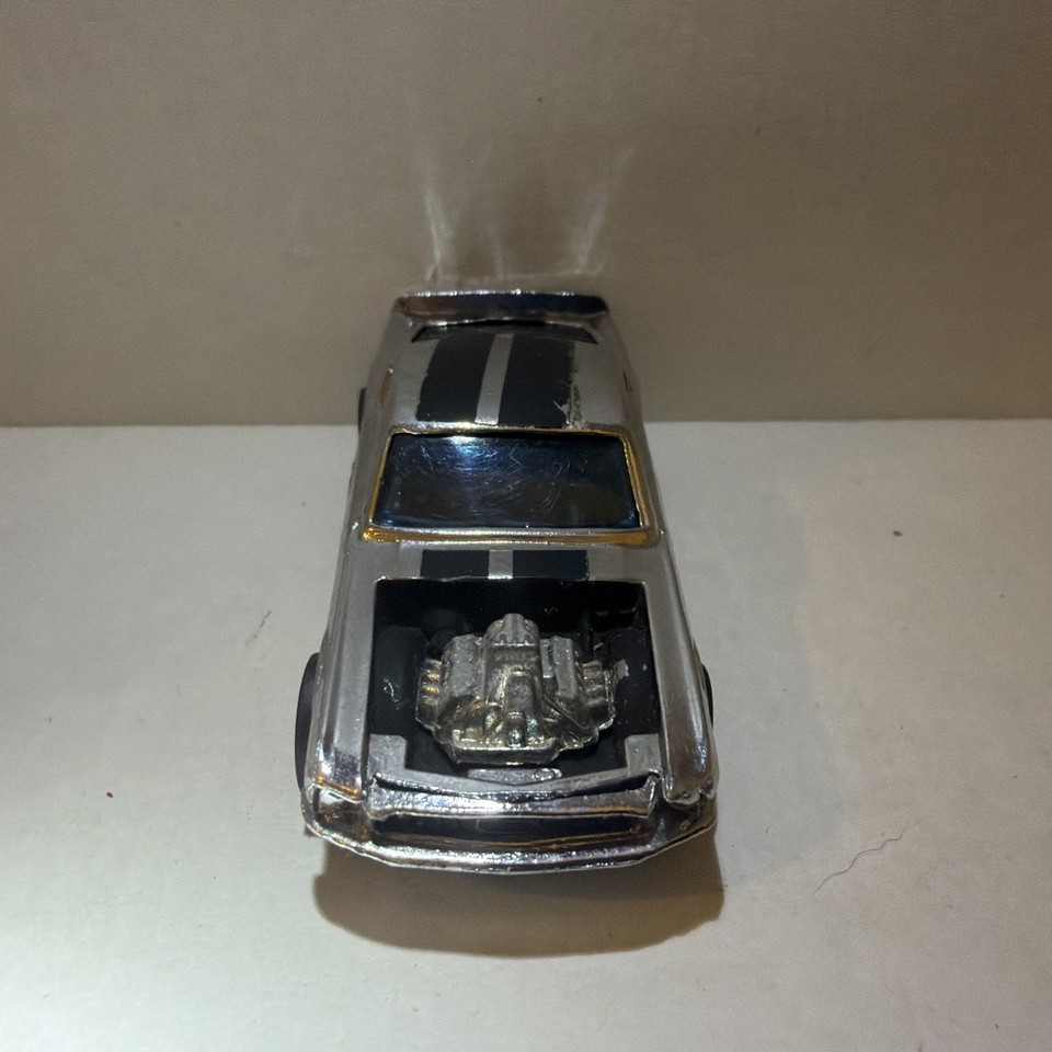 Vintage Hot Wheels Mustang Boss Hoss Chrome Redline Diecast Car 1969 ...