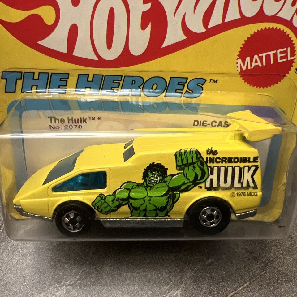 Hot Wheels Carded 1980 The Incredible Hulk Van The Heroes | eBay