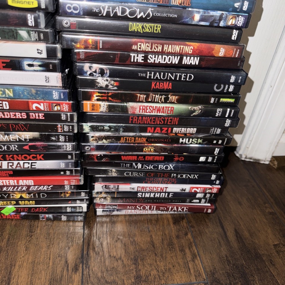 Lot Of 103 HORROR GORE DVD!! Wild Eye, Dark Sky, IFC Midnight ETC ...