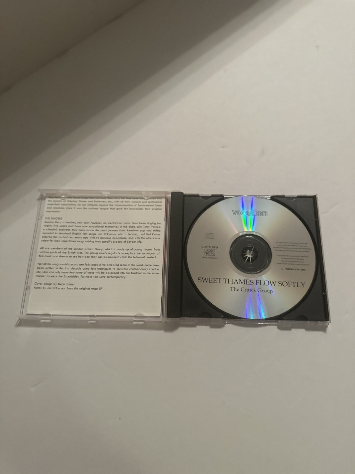 THE CRITICS GROUP - SWEET THAMES FLOW SOFTLY - 2006 VOCALION - CD (box2 ...