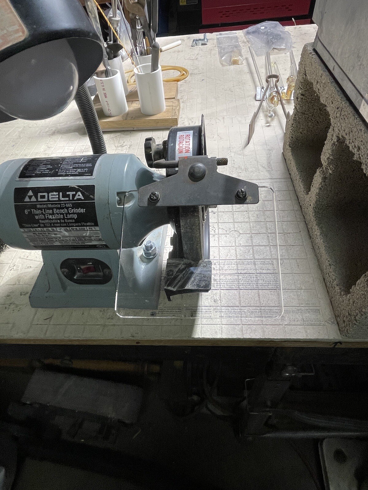 Safety Shields ( 2 Count ) For Delta Bench Grinder.No Grinder , No ...