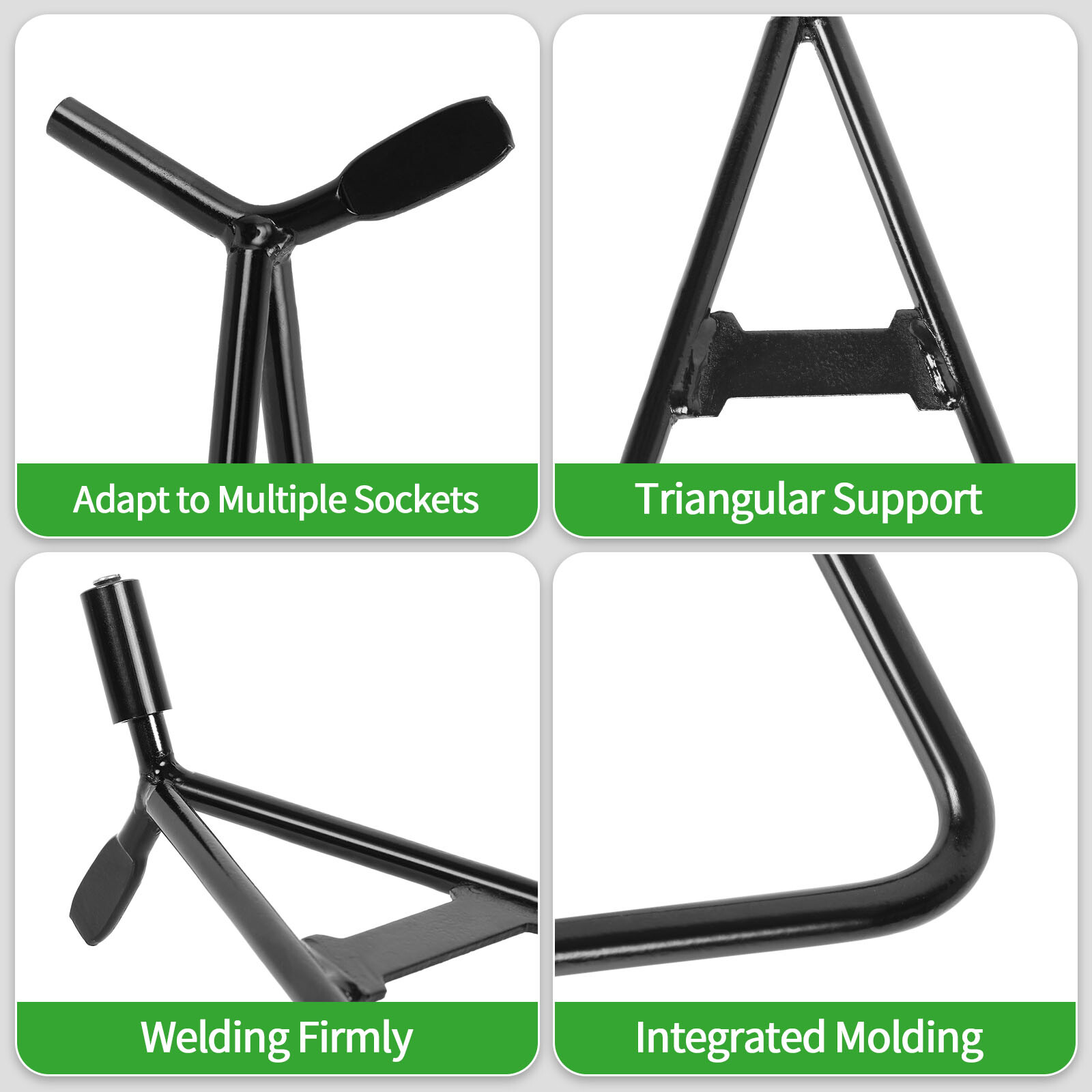 Universal Dirt Bike Triangle Side Stand Honda Kawasaki Suzuki Yamaha ...