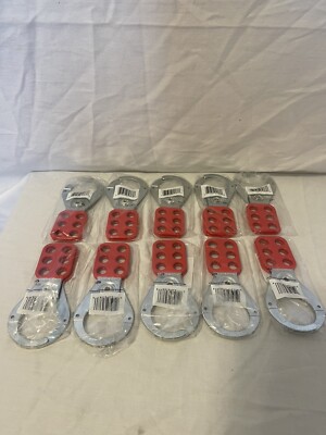 (Lot Of 10) MASTER LOCK 1-1/2" Jaw Clearance Steel Lockout Hasp 421. | eBay