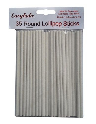6 inch Round Lollipop Sticks - pack of 35 5029014701562 | eBay UK