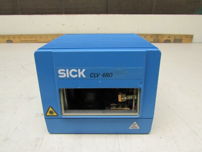 SICK BARCODE SCANNER CLV480-0010 / P/N:1024065 XLNT USED TAKEOUT! MAKE ...