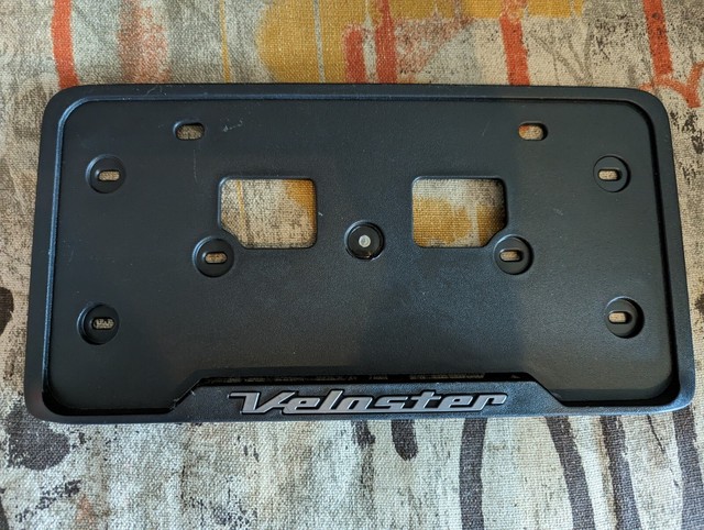 2012-2017 Hyundai Veloster Front Bamper License Plate Bracket OEM Part ...
