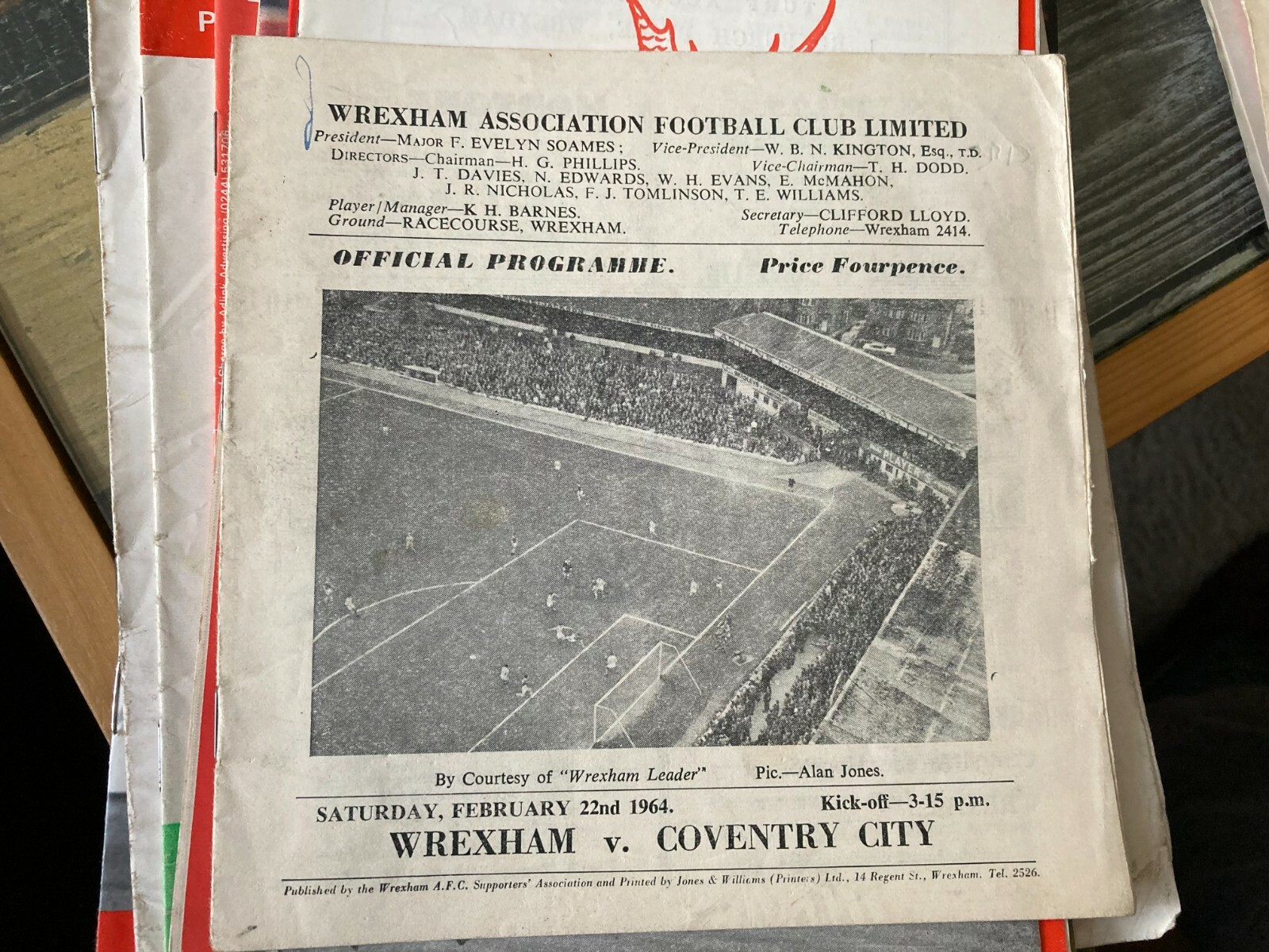 Wrexham HOME & AWAY programmes 1960s 1970s 1980s 90s League & Cup ...