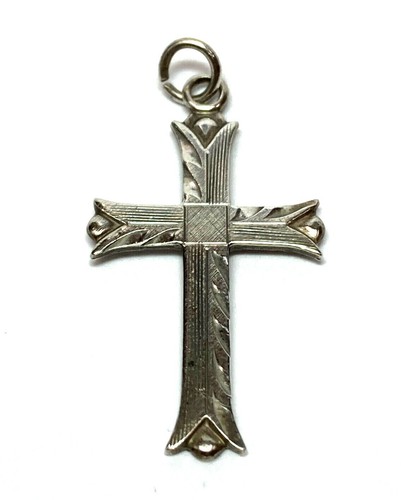 Lumin 925 Sterling Silver Cross Charm Pendant Unisex | eBay