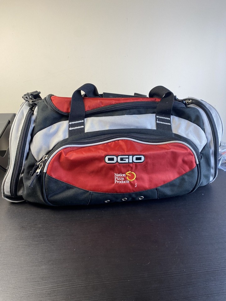 OGIO Gym Overhead Bag 22” L 10” H Shoulder Strap Logo "Nation Pizza ...