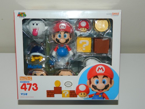 OFFICIAL NINTENDO SUPER MARIO: MARIO NENDOROID #473 FIGURE - NEW SEALED ...