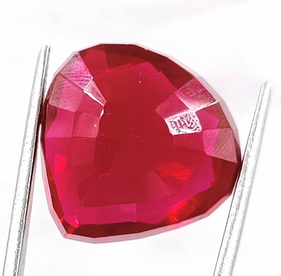 100% Natural Blood Red Ruby 42 Ct EGL Certified Pear Cut Loose Gemstone AKR | eBay