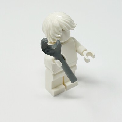 4006 LEGO Minifigure Weapon Tool WRENCH Spanner Screwdriver Flat Silver ...