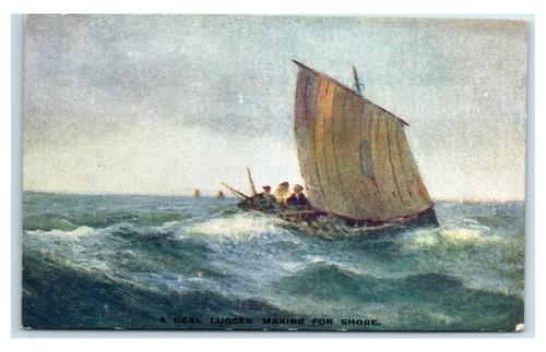 Postcard A Deal Lugger Making for Shore U86 | eBay