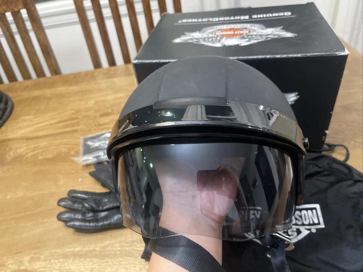 Half Helmet With Retractable Shield