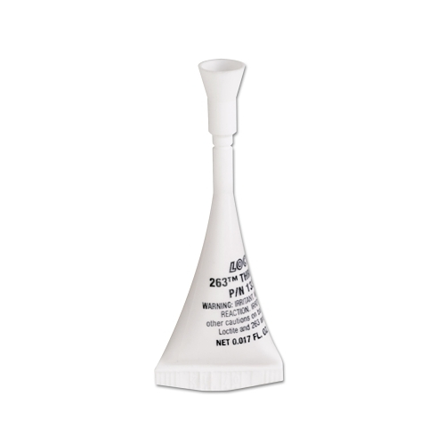 Loctite 263 Threadlockers, High Strength, 1/2 Ml Tube, Red - 100 per CA ...